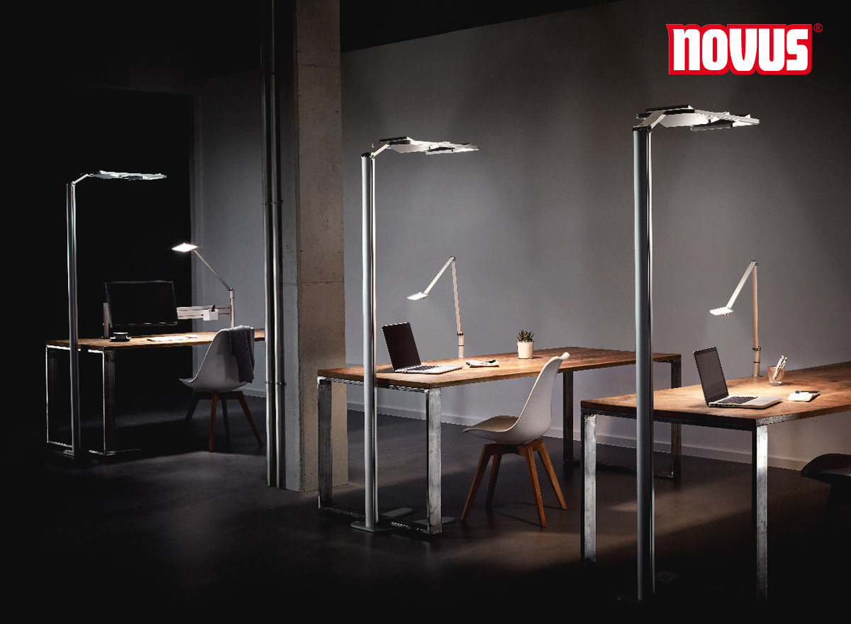 Stand up for your light – Novus Attenzia Stehleuchten an Rezeptionen ...