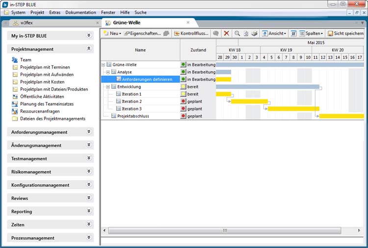 Version 5.0 released of in-STEP BLUE Project Management Software ...
