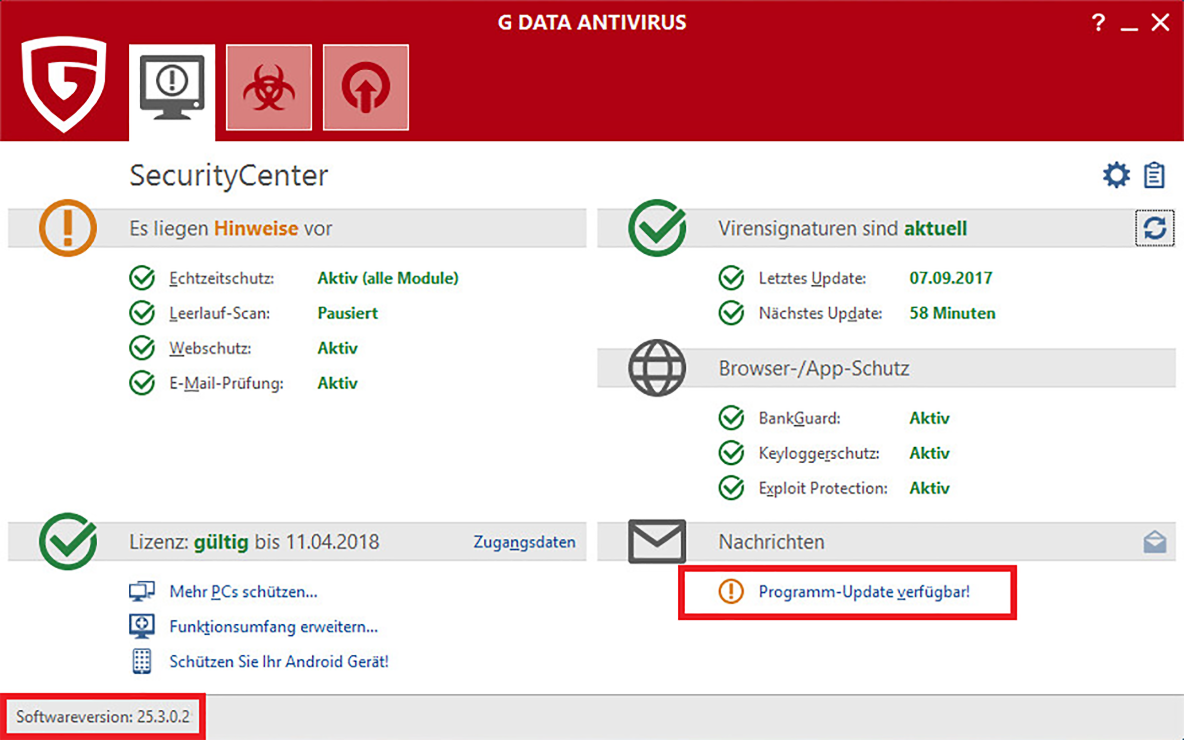 G DATA Antivirus ab sofort mit neuem Anti-Spam-Modul, G DATA ...