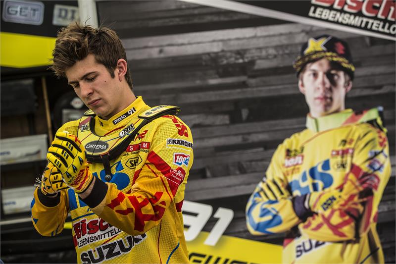 Seewer Hit-Hard as HSU Debuts at Mantova MX2, SUZUKI Deutschland GMBH ...