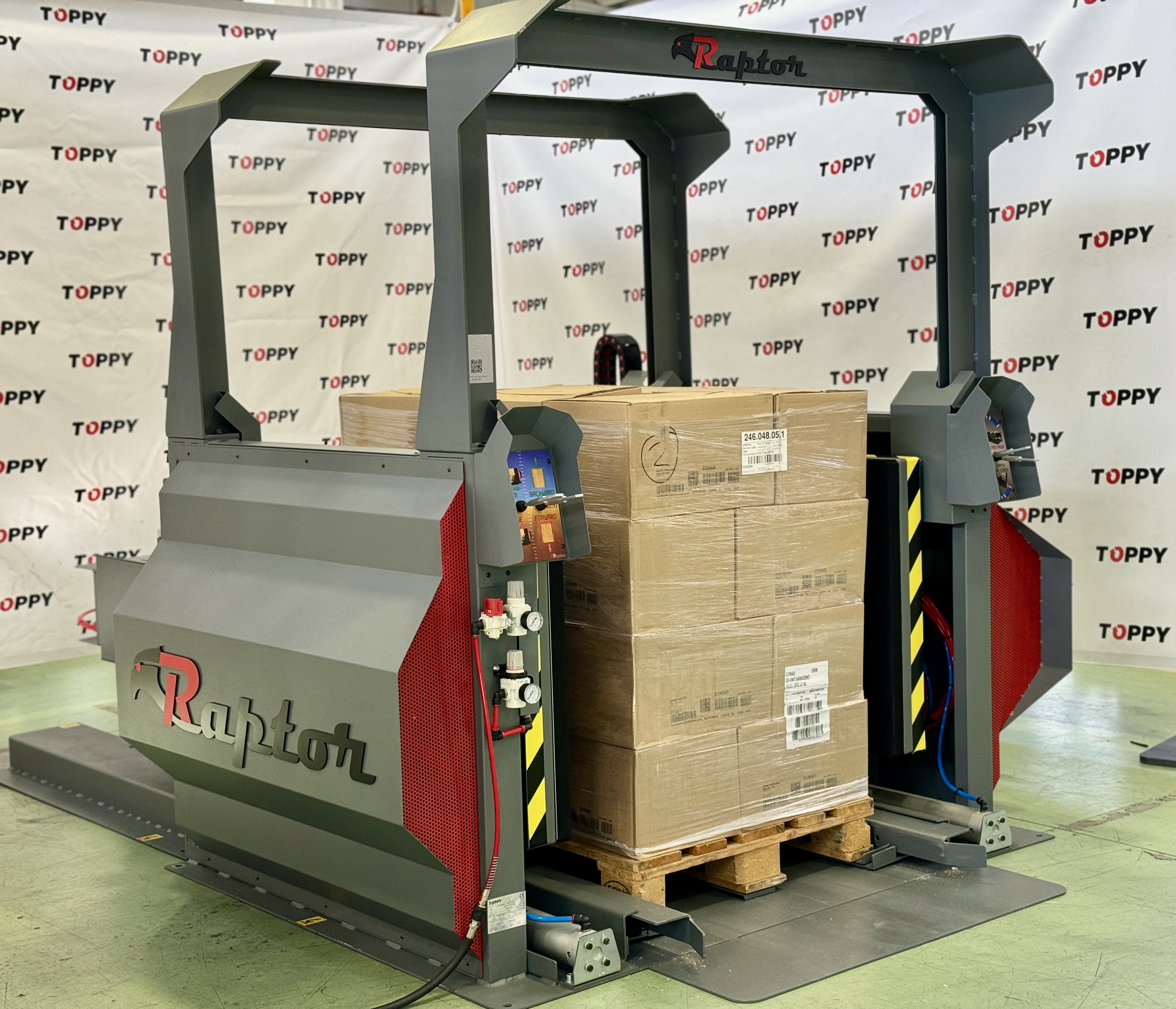 Toppy RAPTOR: The Stationary Pallet Changer Redefining Load Safety and ...