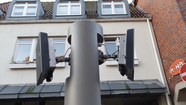 Bollard system controlled by RFID access control, FEIG ELECTRONIC GmbH ...