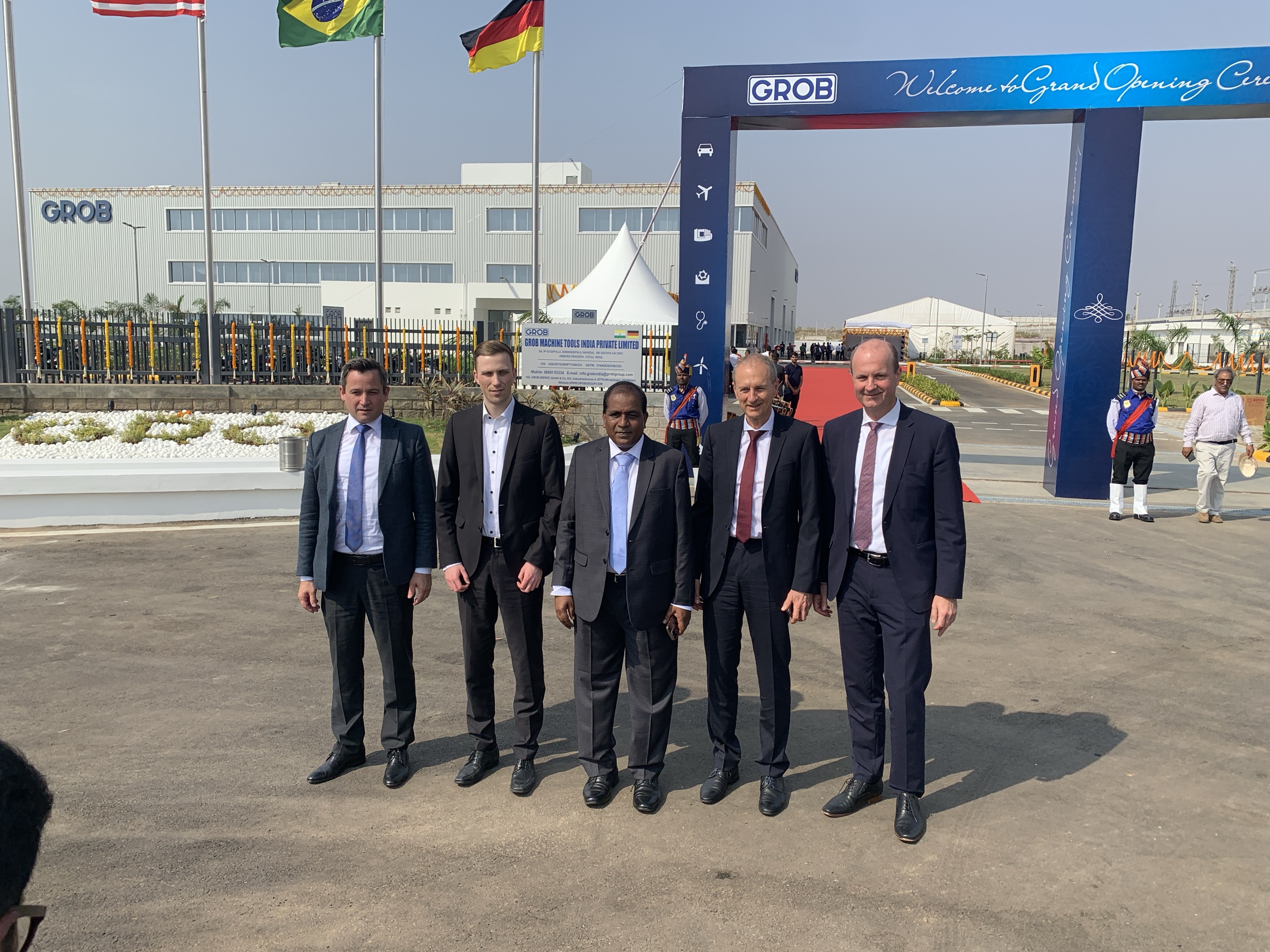 GROB opens its sixth production plant in India to strengthen its ...