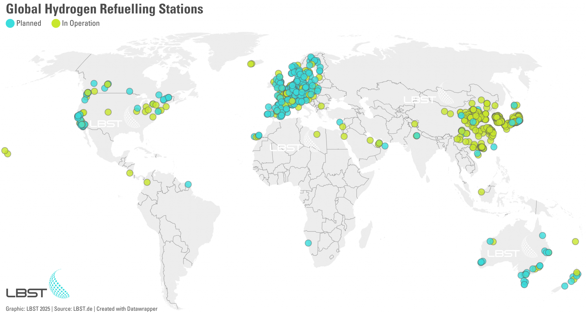 Milestone reached: over 1,000 hydrogen refuelling stations in operation ...