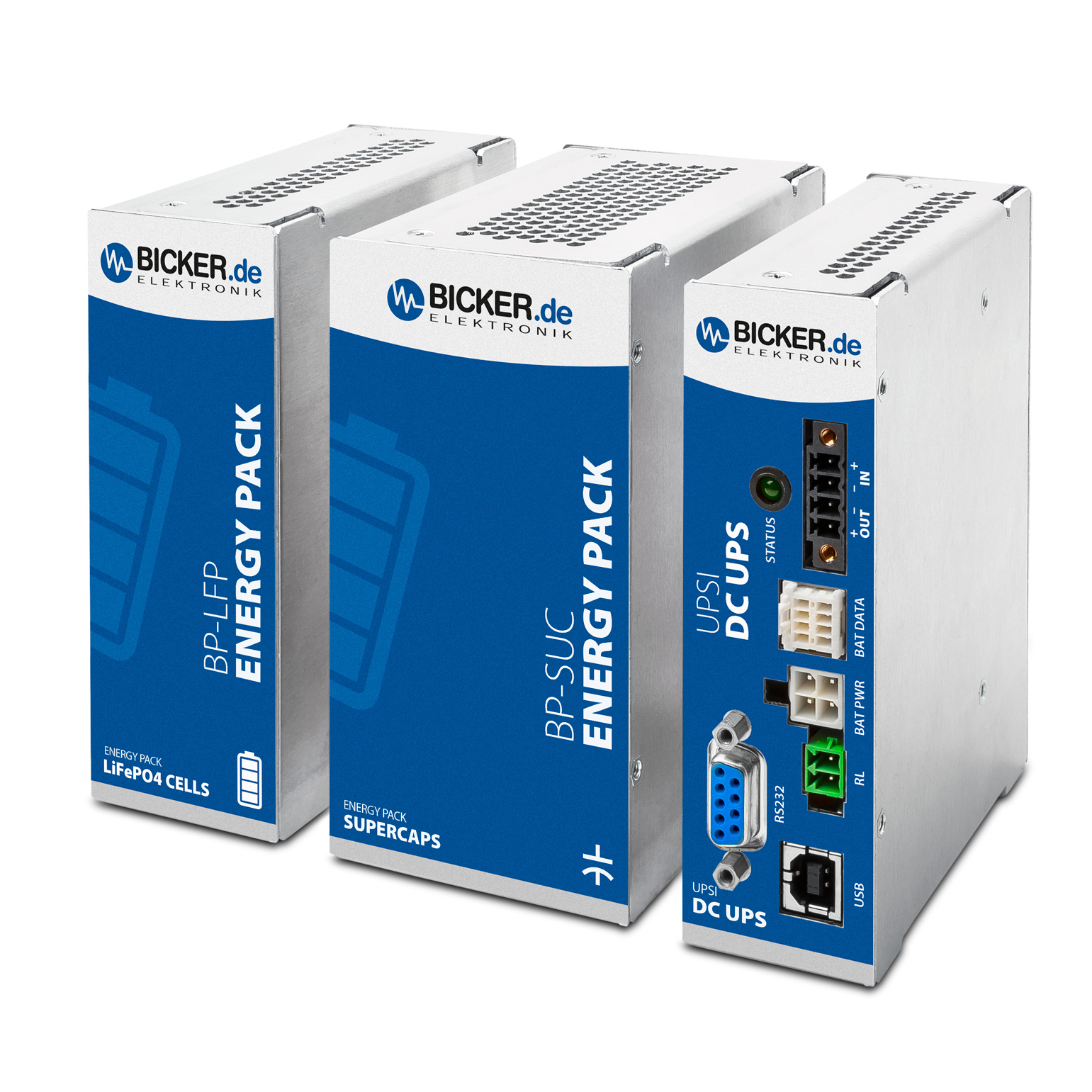 New modular DC UPS system for DIN rail mounting with safe LiFePO4 ...