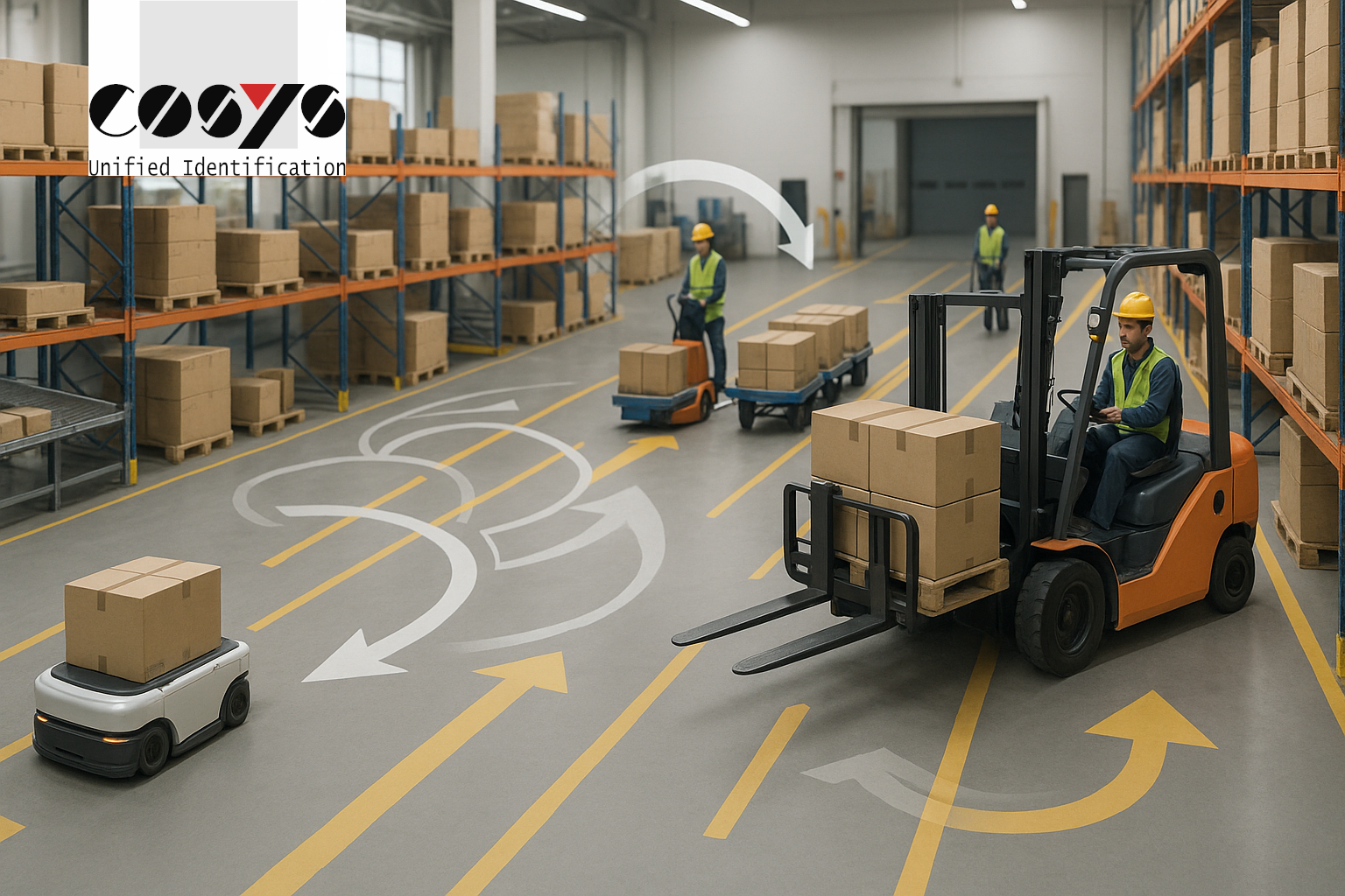 Interner Warentransport mit Software von COSYS, Cosys Ident GmbH, Story ...