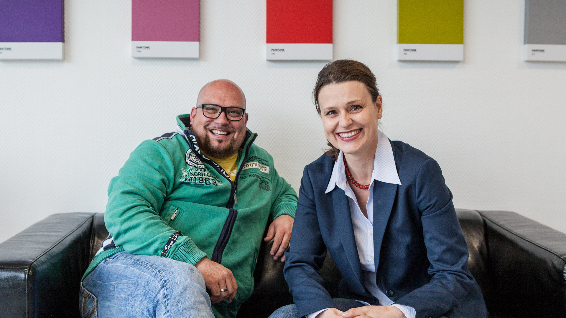 Das neue Positionierungs-Duo Jenny Schubert und Benjamin Schulz, Ben ...