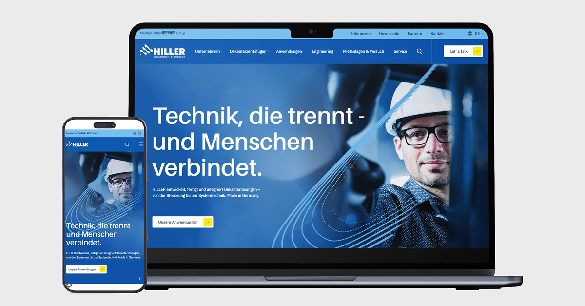 Hiller GmbH unveils new website and refreshed brand identity, Hiller ...