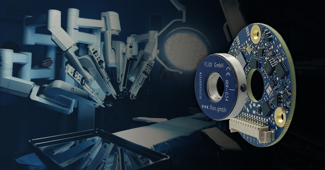 INDUCTIVE Rotary Encoder von FLUX in der Medizintechnik, Servotecnica ...