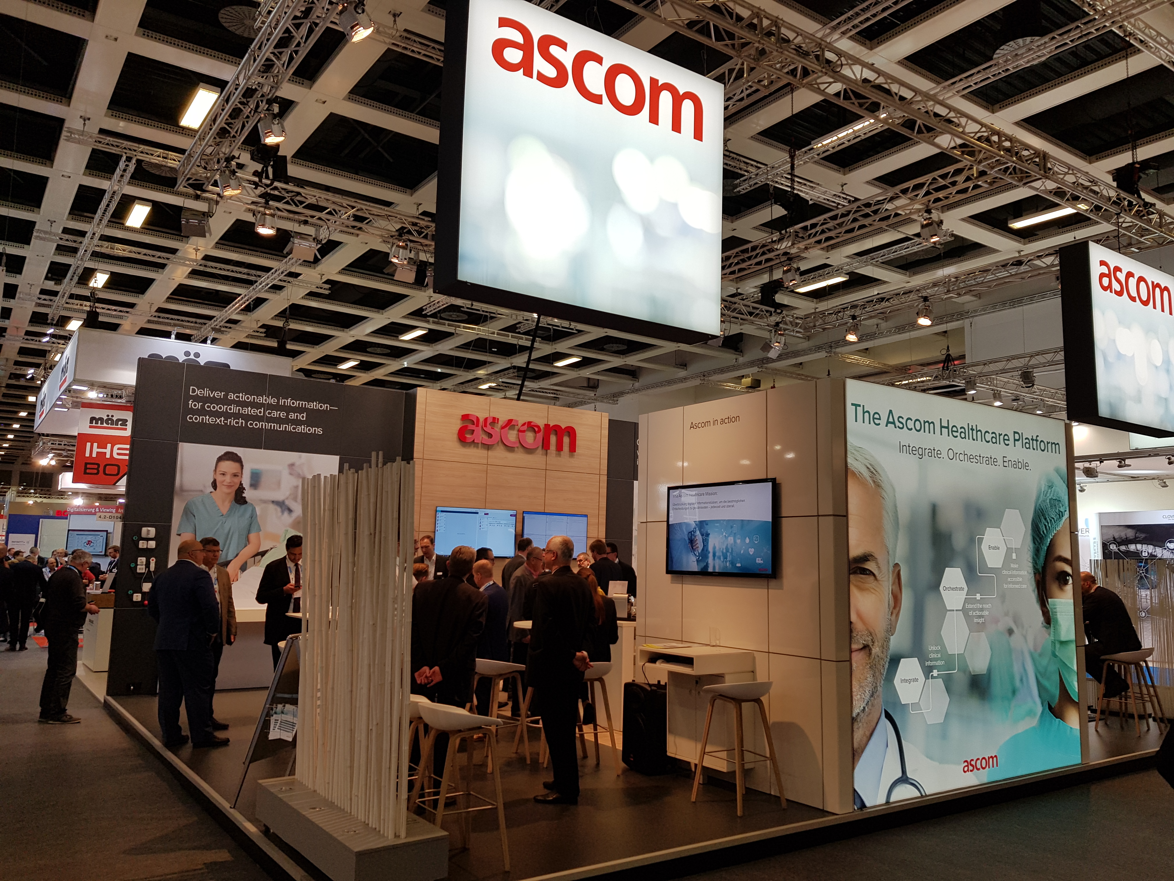 Großer Andrang die „Ascom Healthcare Platform“ kennenzulernen, Ascom ...
