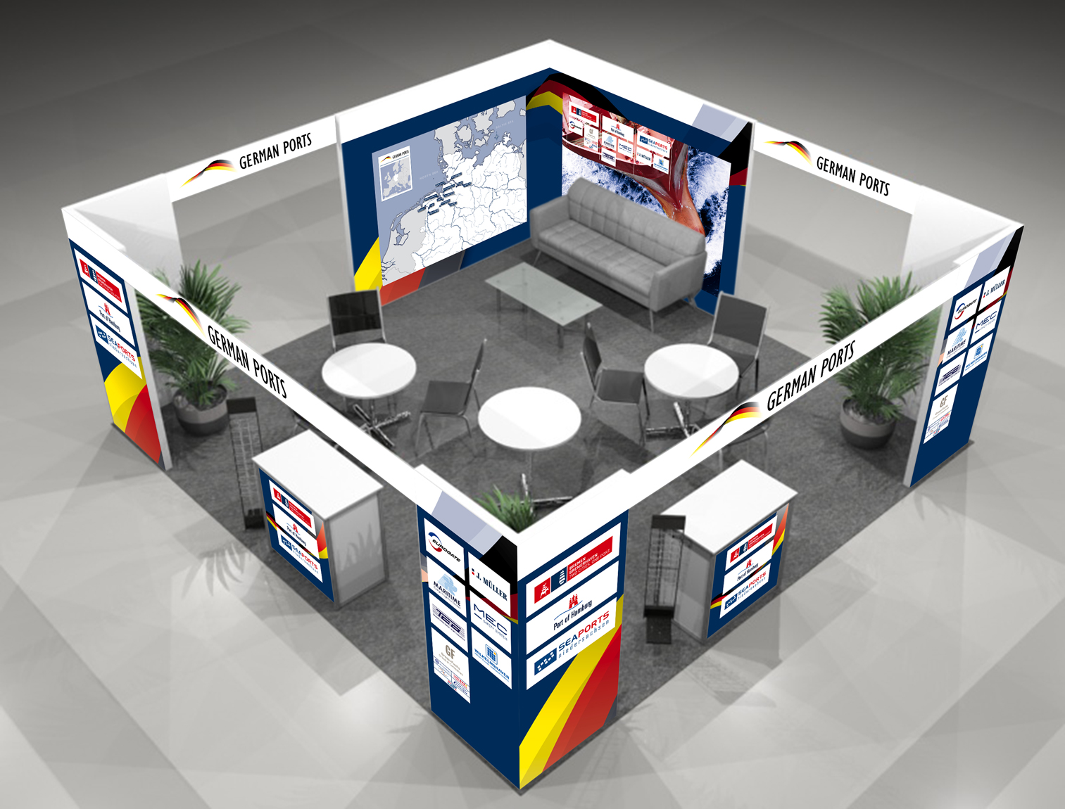 German Ports auf der transport logistic Americas, Seaports of ...