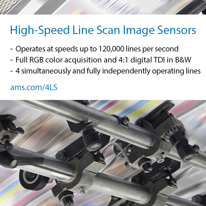 New 10K/15K resolution line scan image sensors enable higher throughput in optical inspection ...