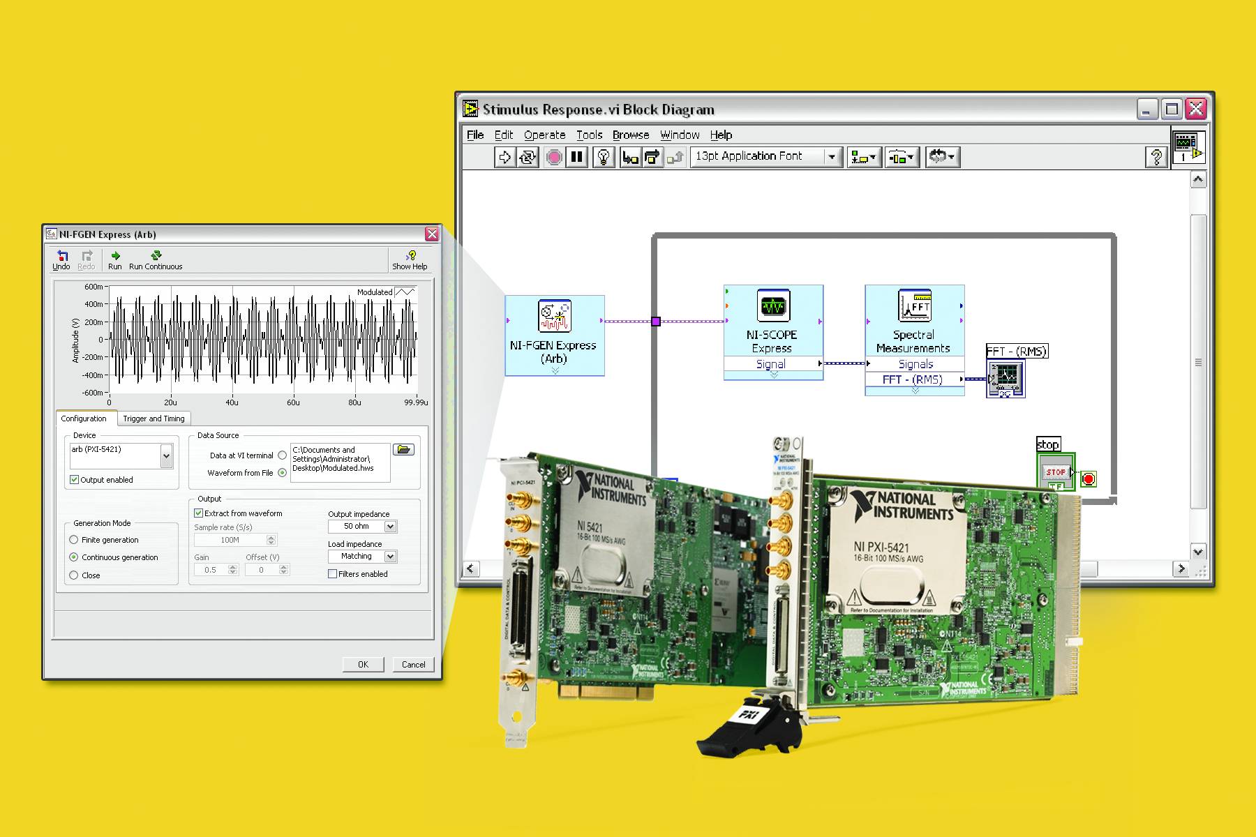 Neue LabVIEW-Express-VIs für die modulare Instrumentierung, National ...
