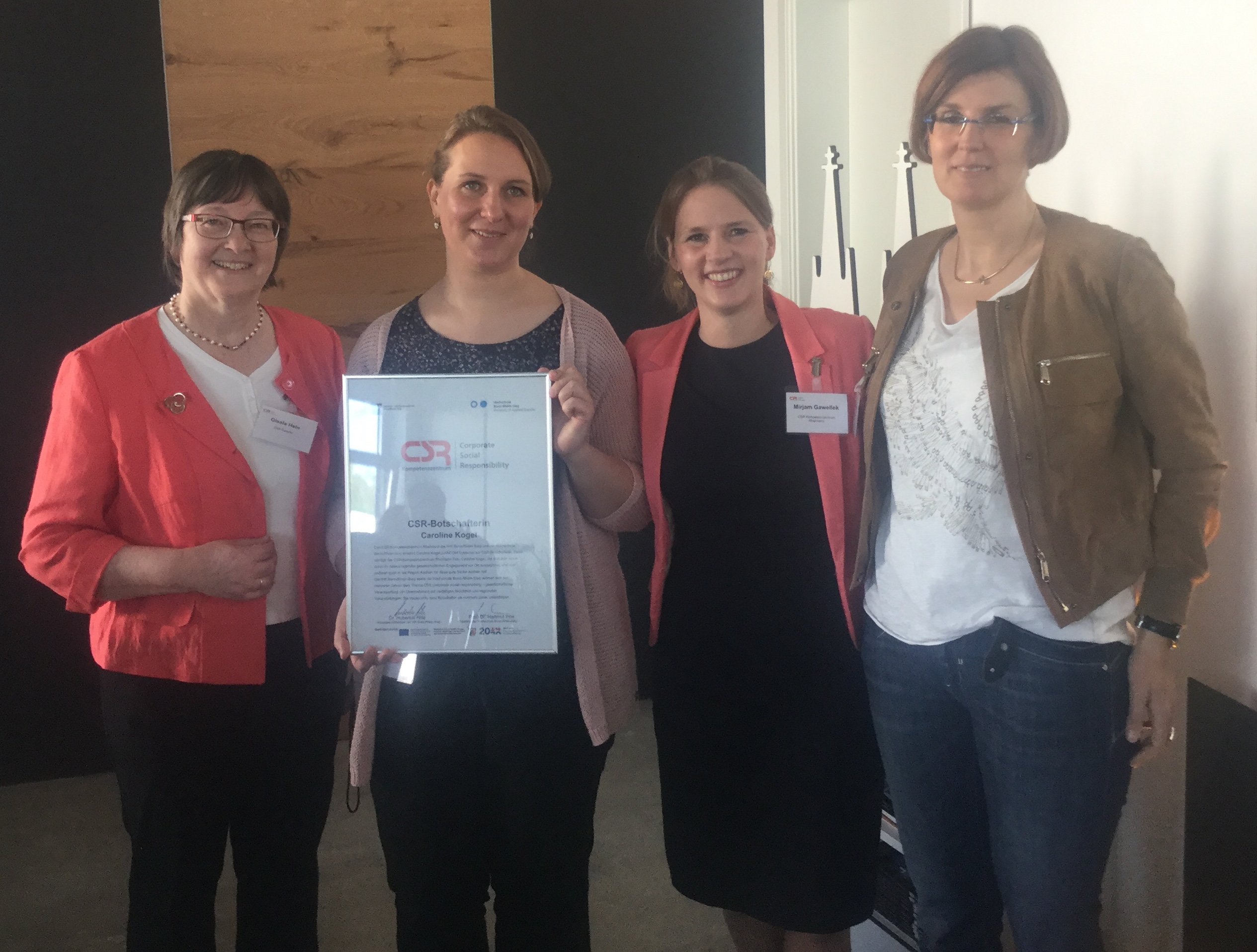 Caroline Kogel ist die erste CSR-Botschafterin aus der Region Aachen ...