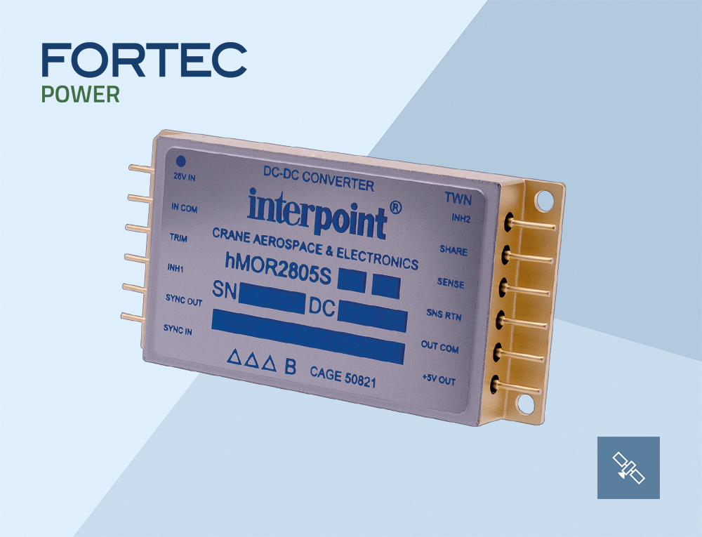 Zuverlässige DC/DC-Konverter der Interpoint hMOR-Serie™ für ...
