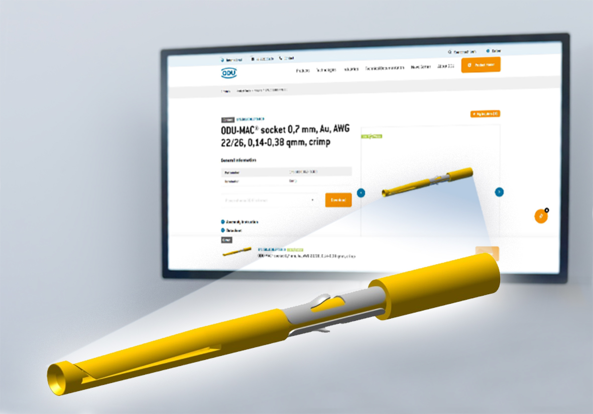 Product information in seconds, ODU GmbH & Co. KG, Story - PresseBox