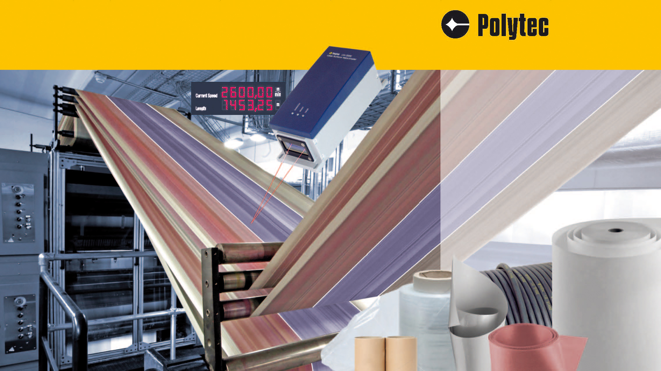 Polytec LSV-Sensoren zur Optimierung Ihres Converting-Prozesses ...