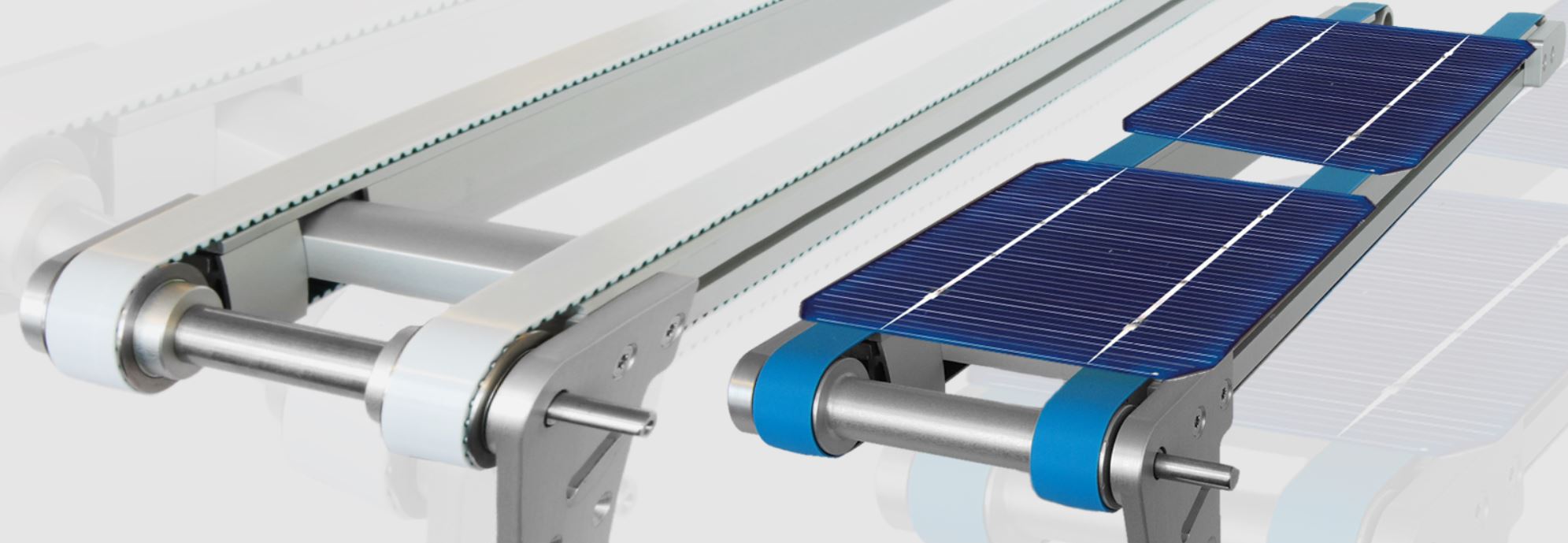Expandable range of belt conveyors for fuel cell production, Montech ...
