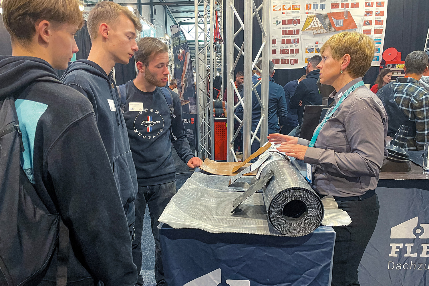 FLECK erstmals als Aussteller beim Belgian Roof Day in Brüssel, Fleck ...