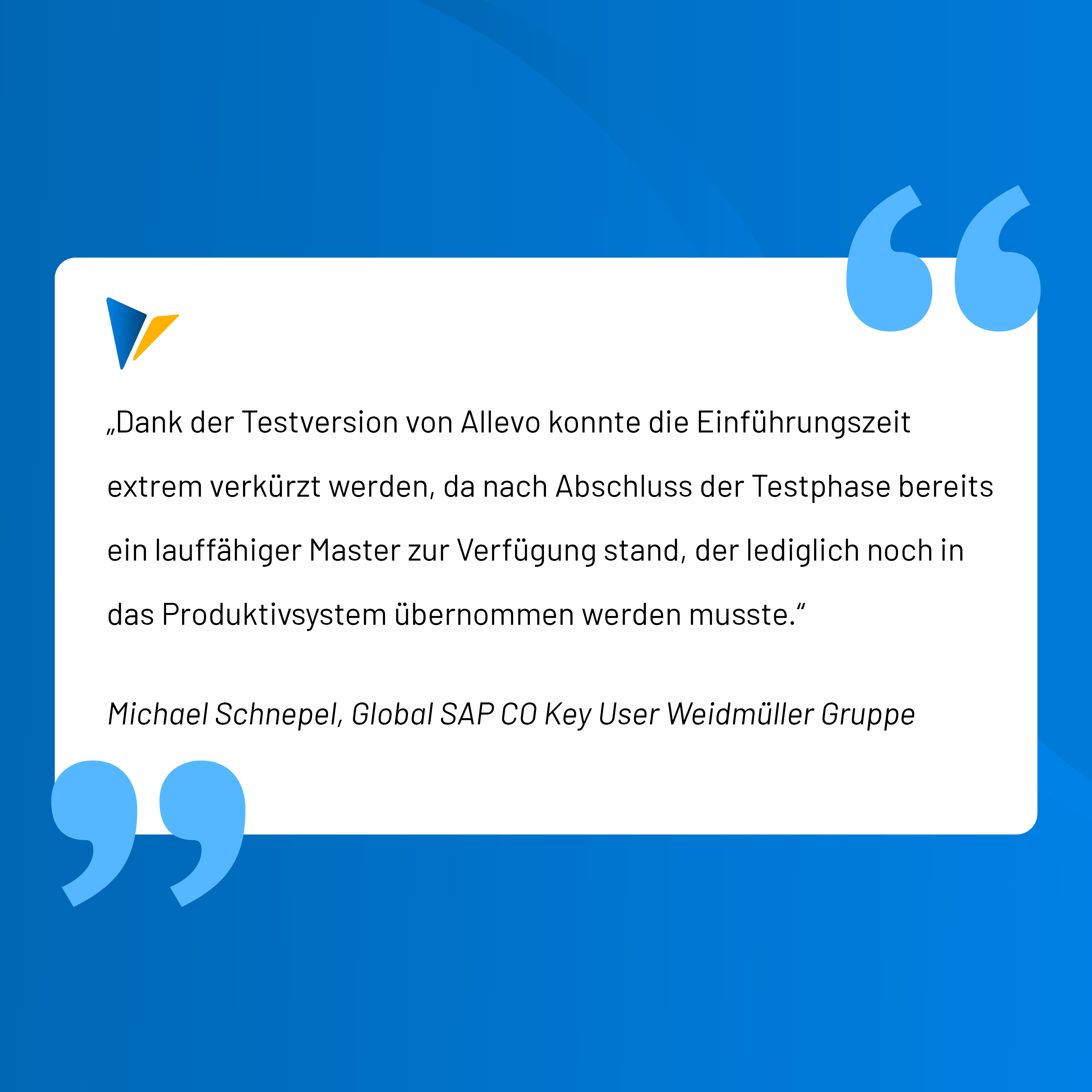SAP & Excel im Einklang: Wie Weidmüller mit Allevo die ...