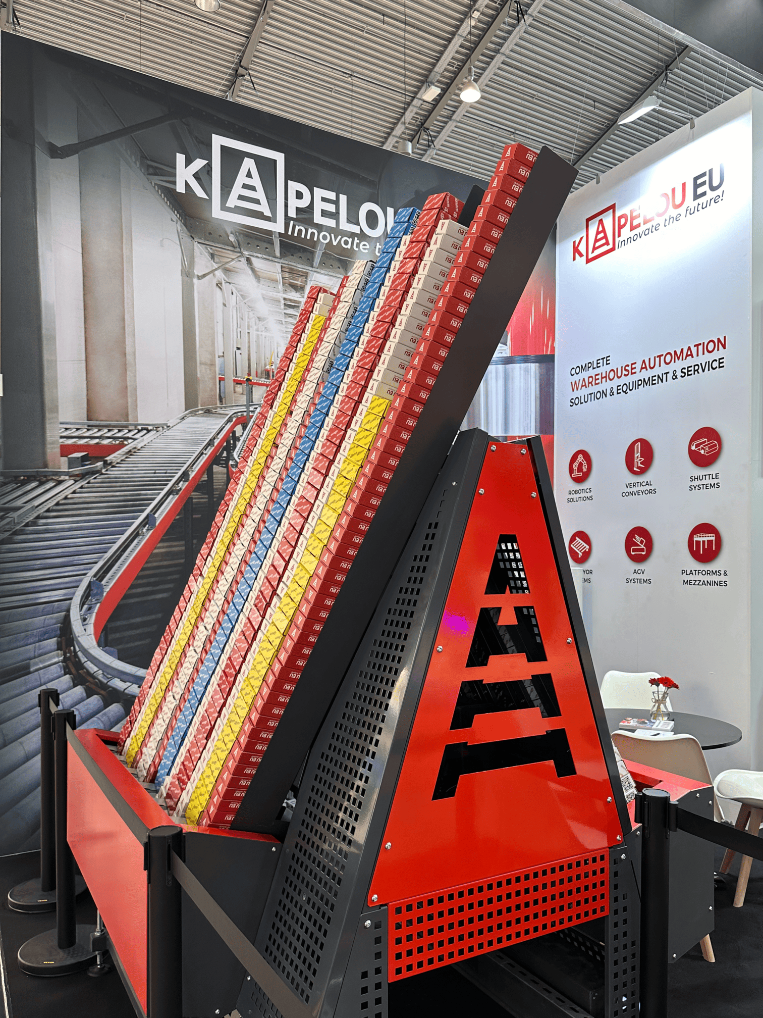 A-frame with Pick-to-Tote by KAPELOU: an efficient solution for ...