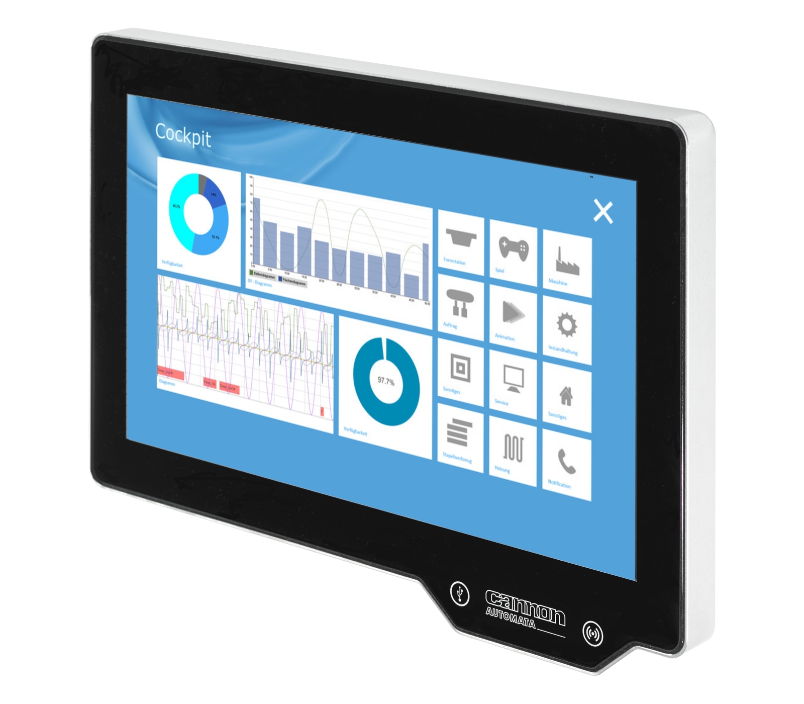 CANNON-Automata stellt L1/C1 Single- und Multitouch Web-Panels vor ...