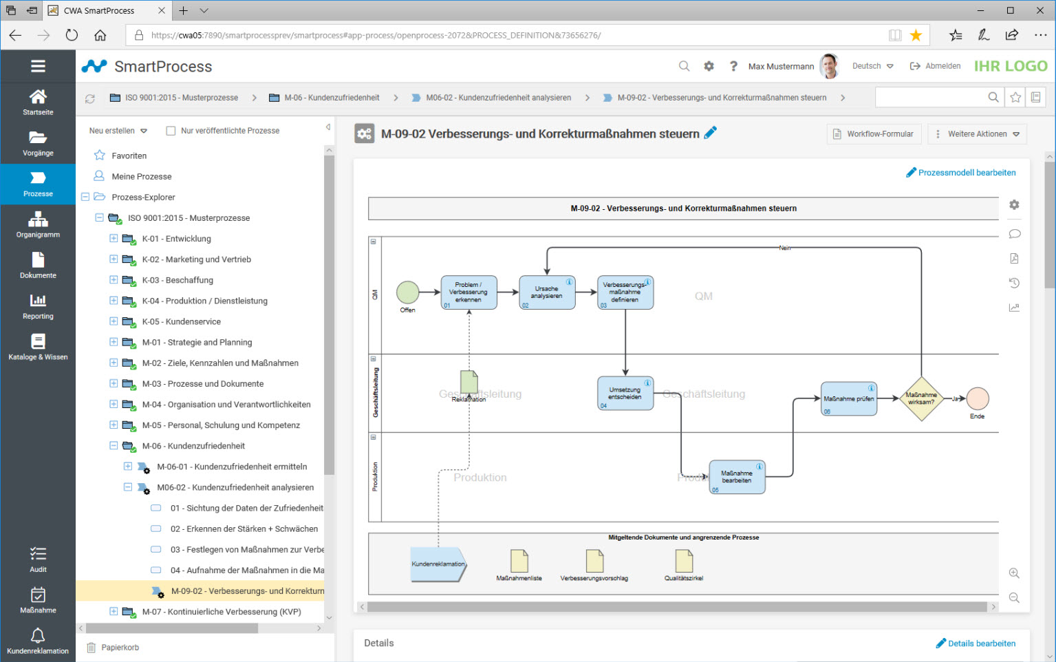 Neue Möglichkeiten mit der Qualitätsmanagement-Software SmartProcess ...