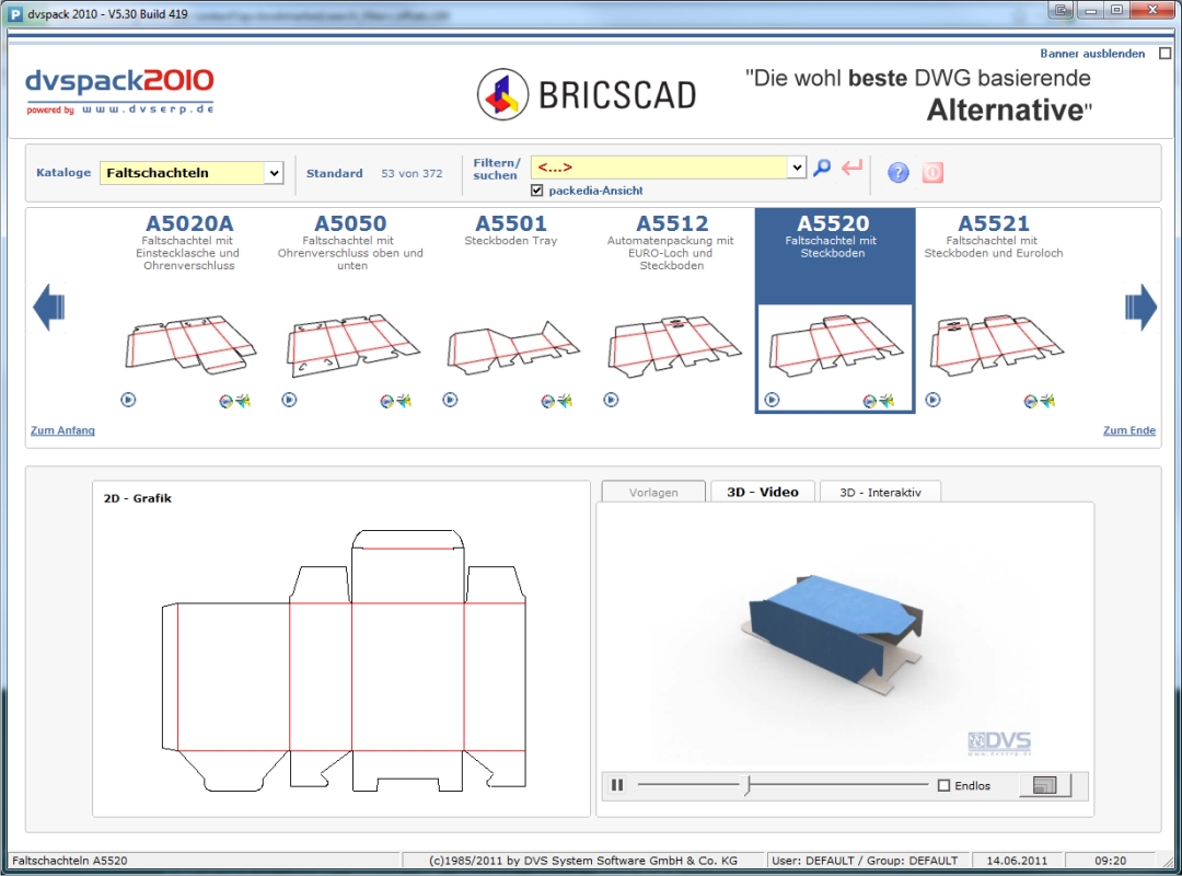 Konstruieren von Faltschachteln ohne zu konstruieren, DVS System ...