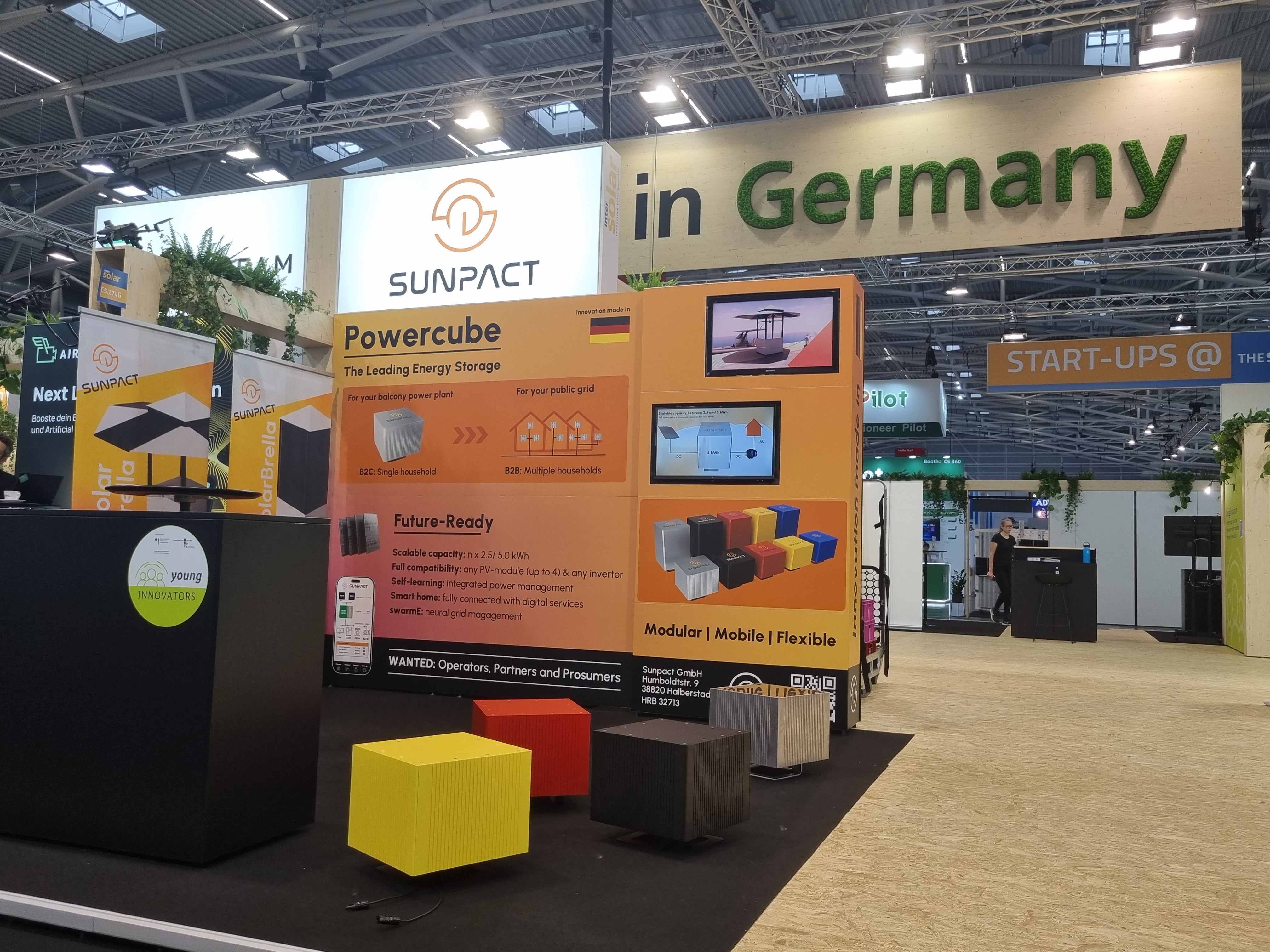 Intersolar 2024: Startup SunPact erfolgreich auf dem Messestand des ...