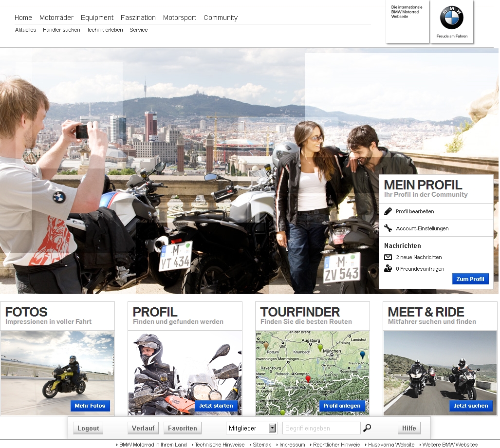 BMW Motorrad Community, BMW AG, Story - PresseBox