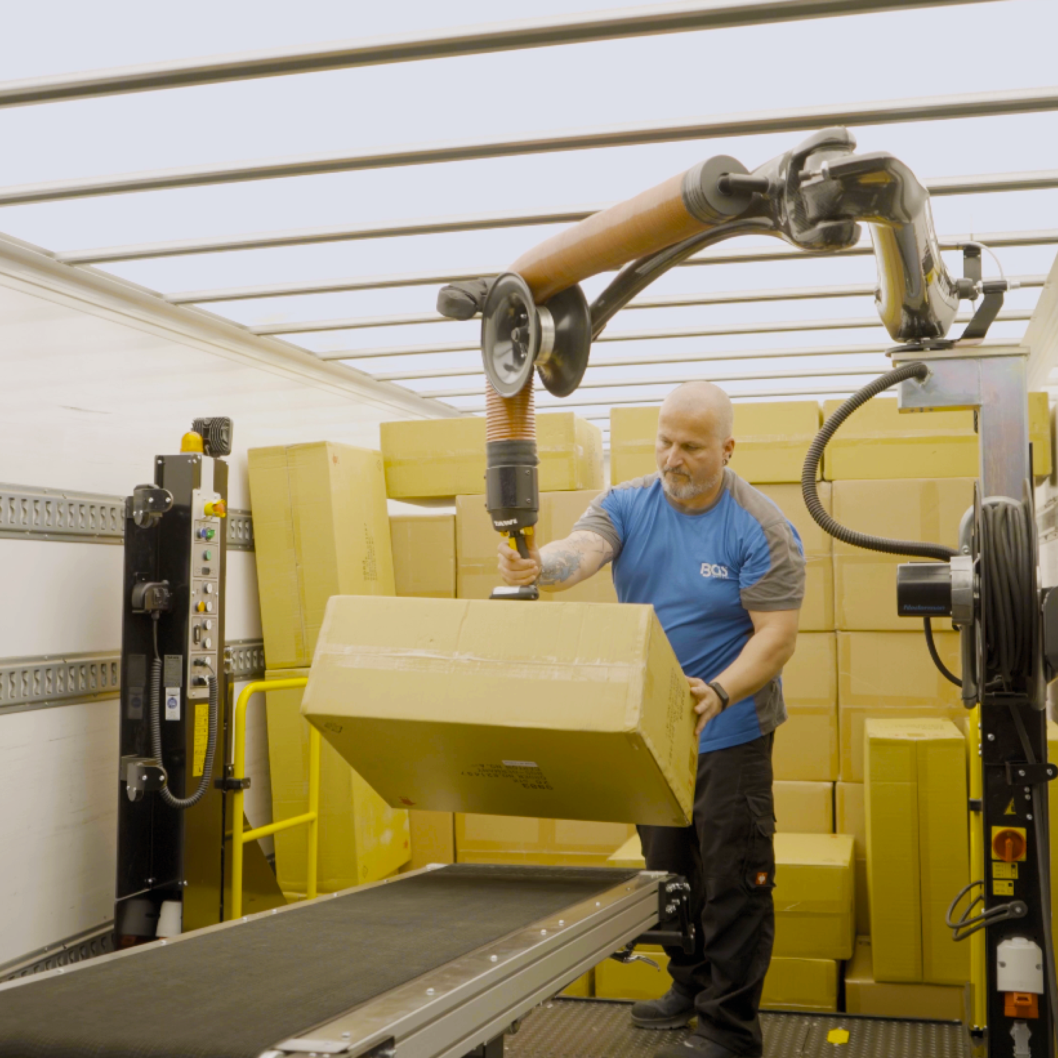 How BGS Technic Improved Unloading Container Operations, TAWI - a brand ...