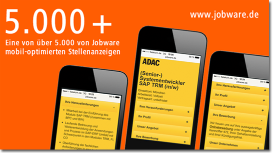 Mehr als 5.000 Stellenanzeigen ge.MOPS.t, Jobware GmbH, Story - PresseBox