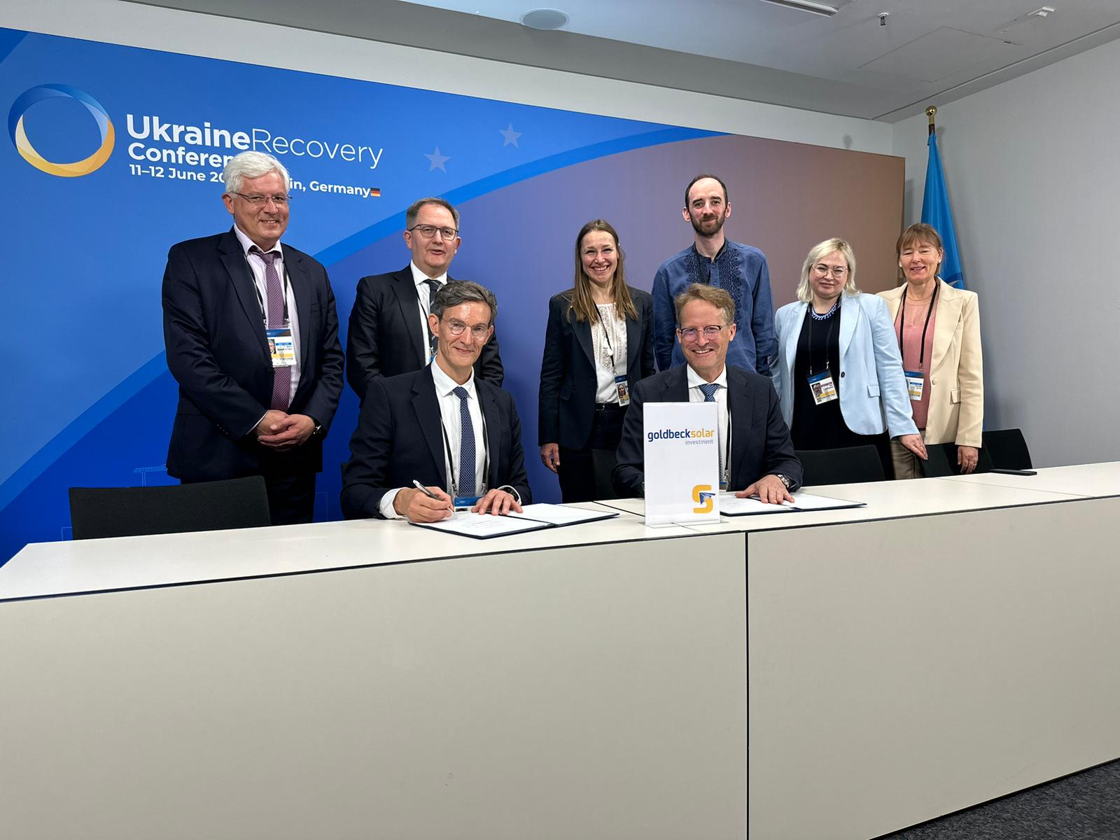 GOLDBECK SOLAR Investment strengthens its commitment to Ukraine with ...