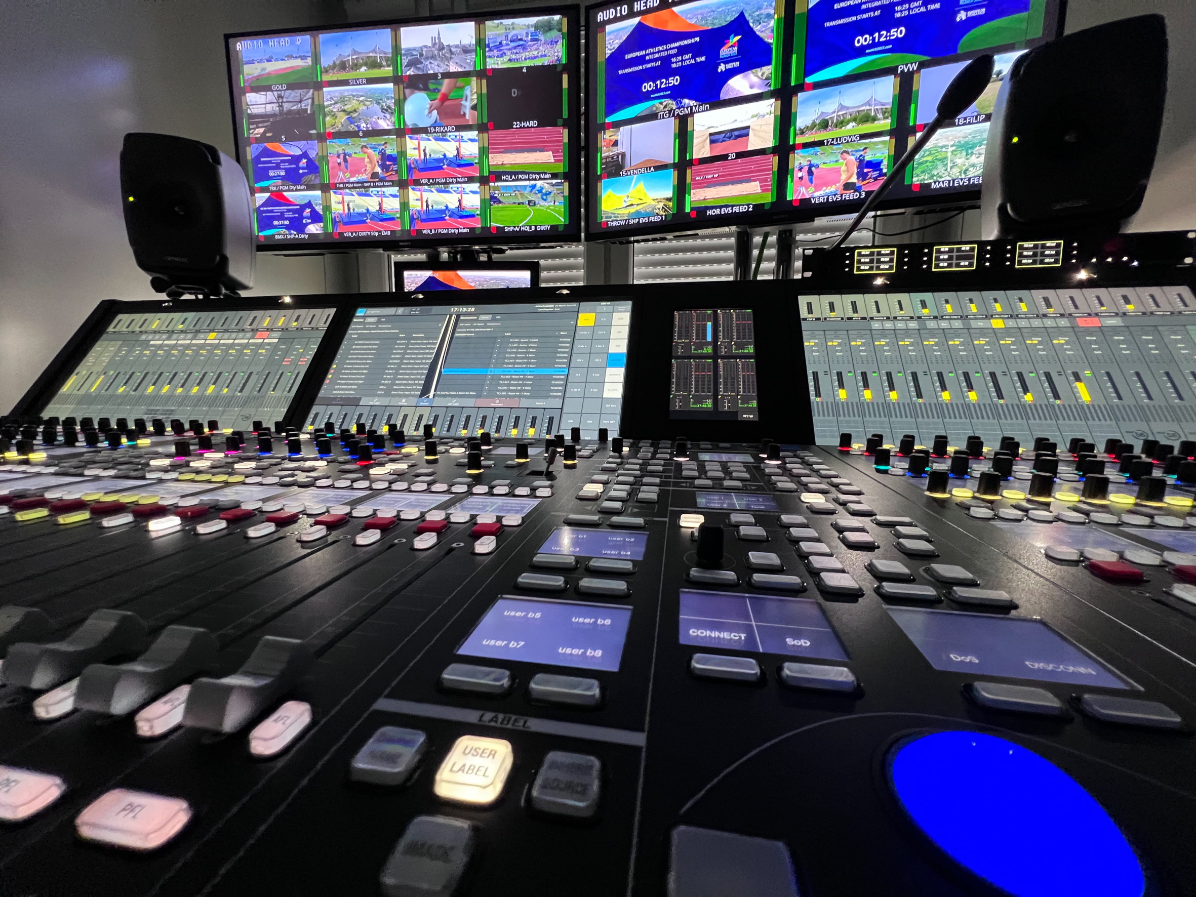 Nine European Championships in One Event, with EMG relying on a Lawo ...