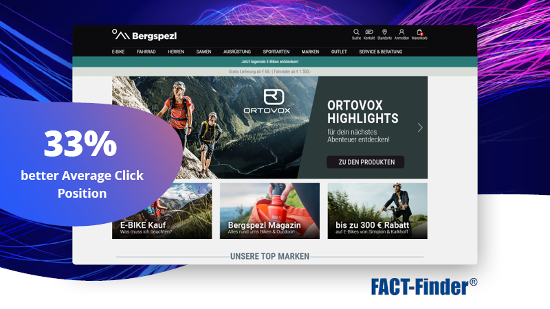 Bergspezl steigert Average Click Position mit FACT-Finder Blixt um 33 ...