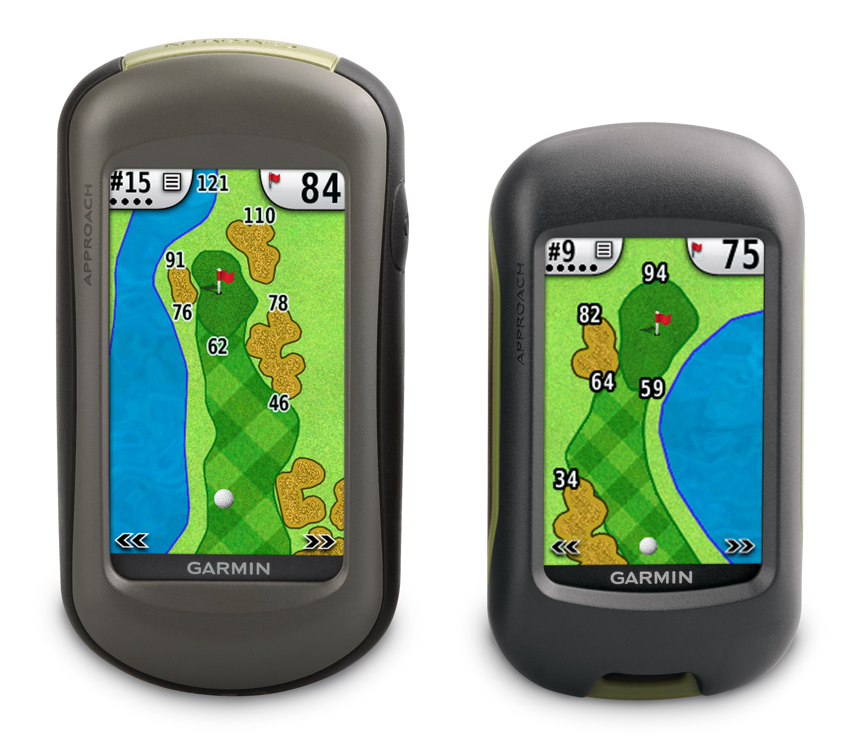 Die Garmin GPS-Golfcomputer bringen jeden Ball sicher an die Fahne ...