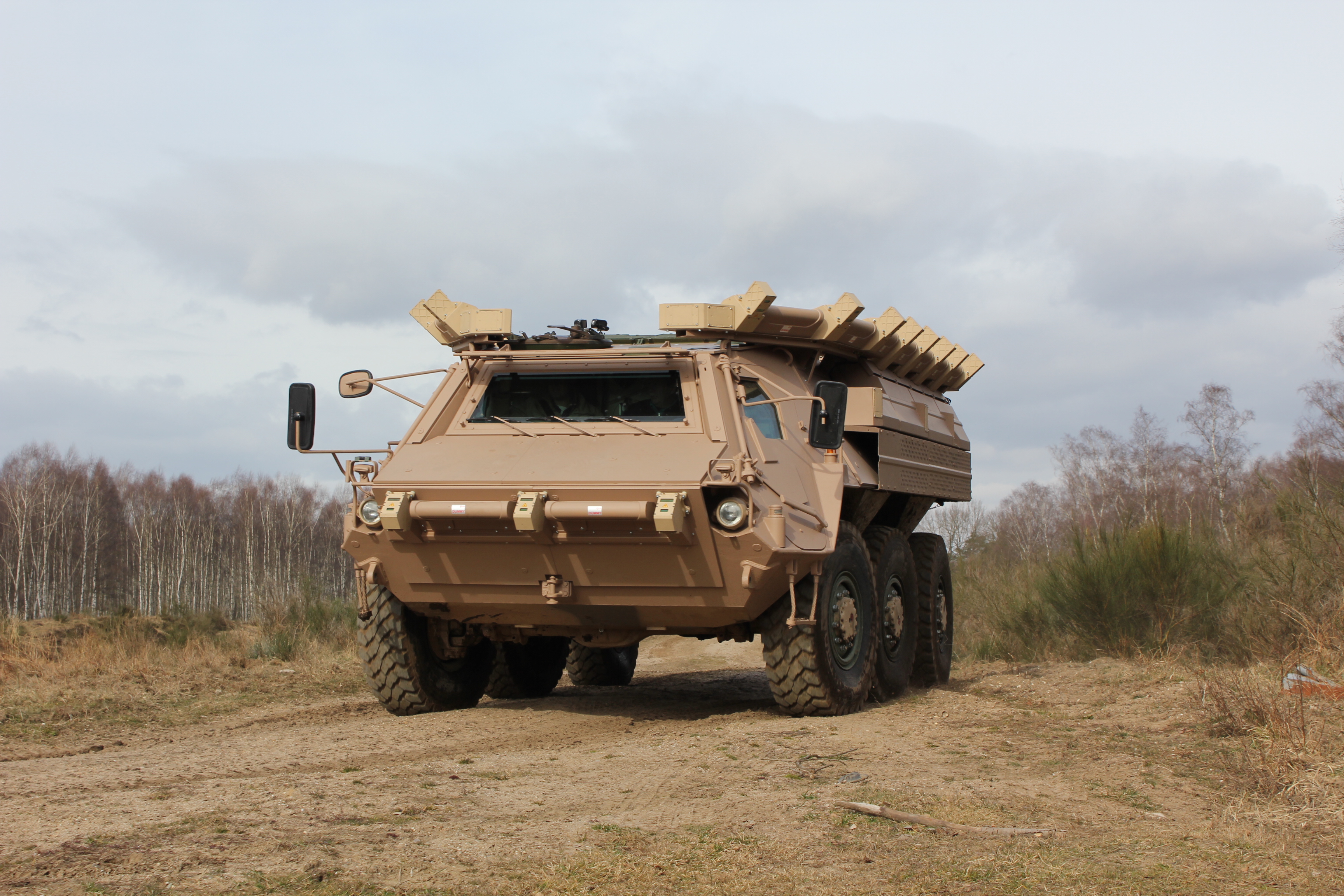 Active Defence System ADS auf Fuchs in Erprobung, Rheinmetall AG, Story ...
