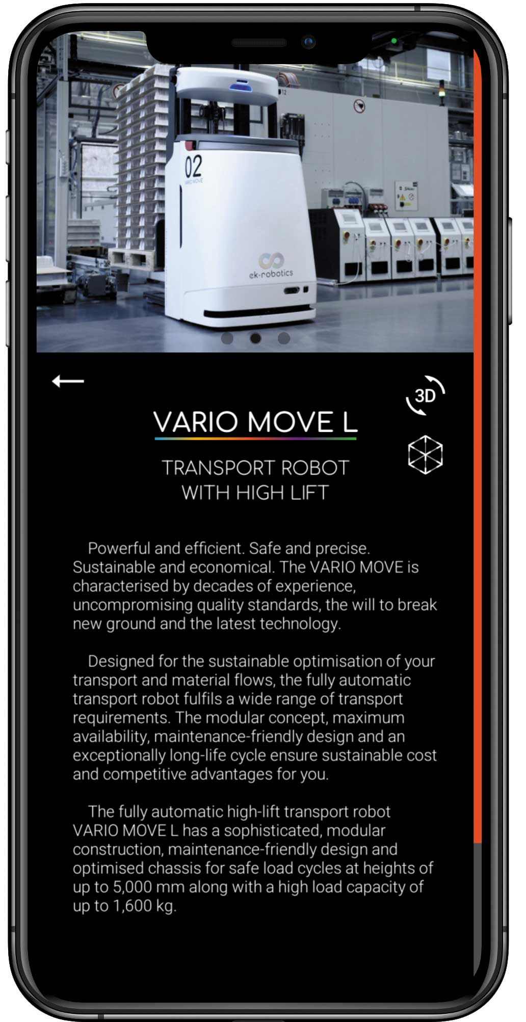 3D-Transportrobotik jetzt virtuell erlebbar, ek robotics GmbH, Story ...