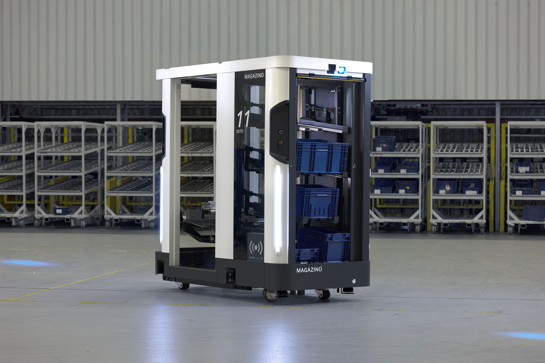 MAN starts pilot project with mobile robot SOTO from Magazino, Magazino - a Jungheinrich company ...