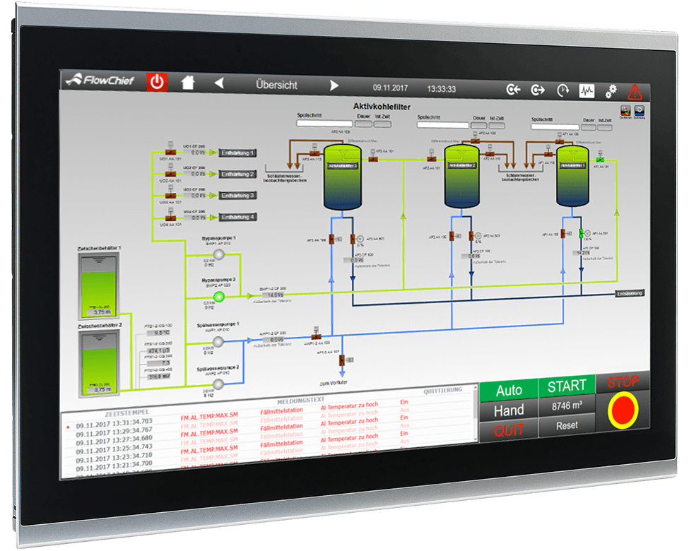 web.HMI - Sichere Vor-Ort-Bedienung von Anlagen beim Wasserverband Eifel-Mosel, FlowChief GmbH ...