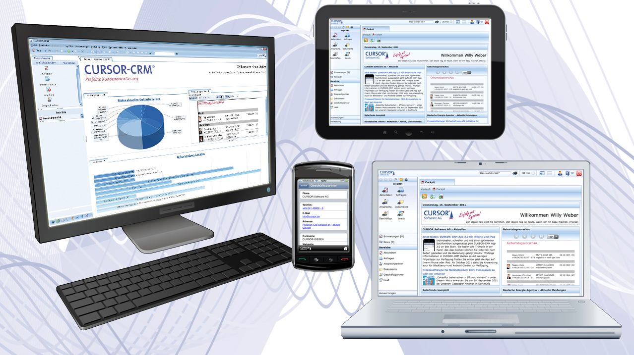 Geschäftsprozess- und Kundenmanagement mit CURSOR-CRM, CURSOR Software ...