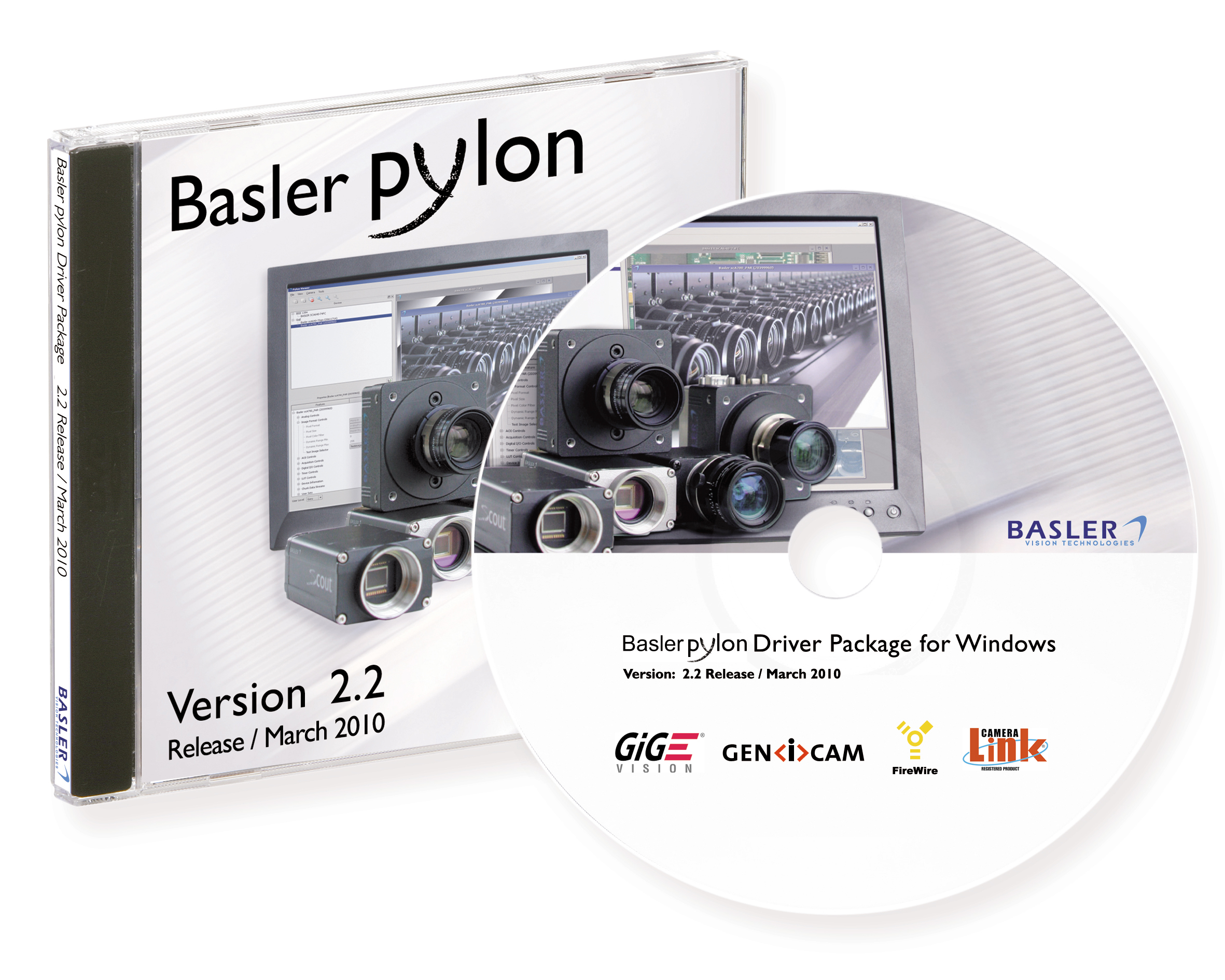 Industrielle Bildverarbeitung Basler pylon Treiber mit neuen Software ...