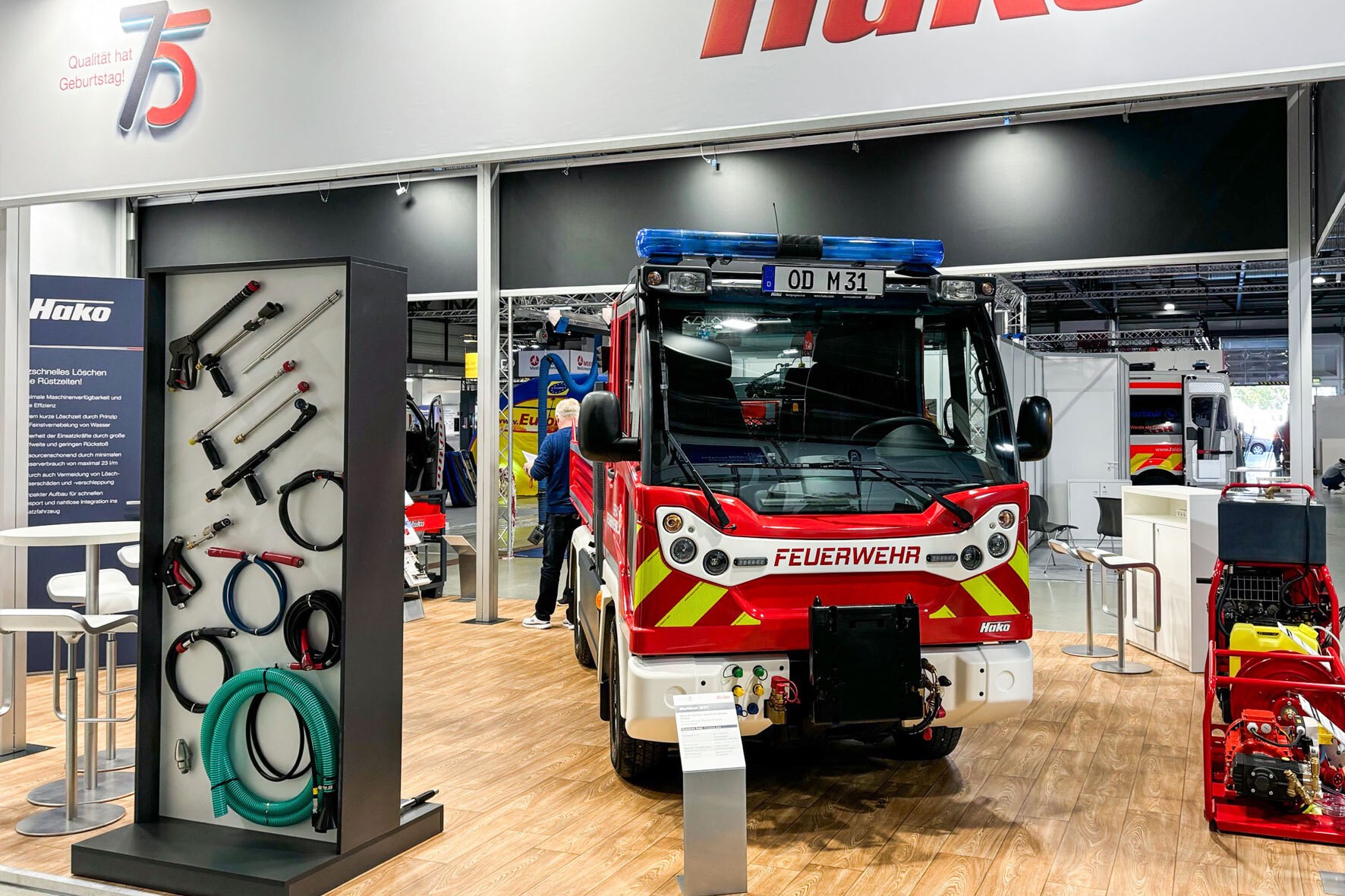 Brandbekämpfung unter Hochdruck, Hako GmbH, Story - PresseBox