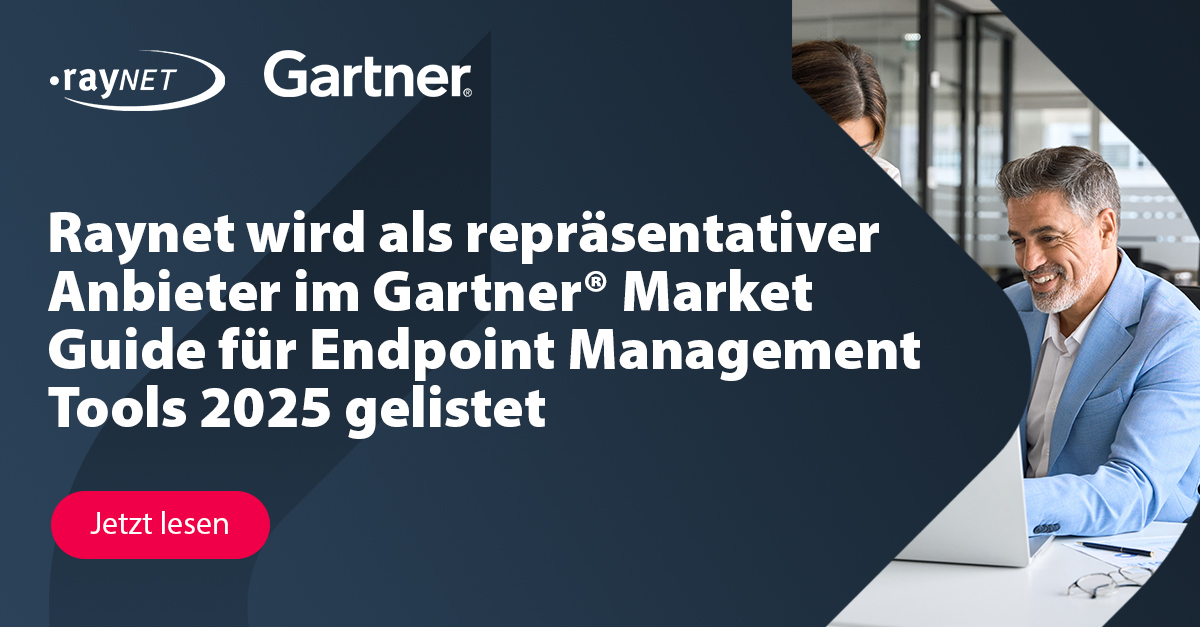 Raynet wird als repräsentativer Anbieter im Gartner® Market Guide für ...