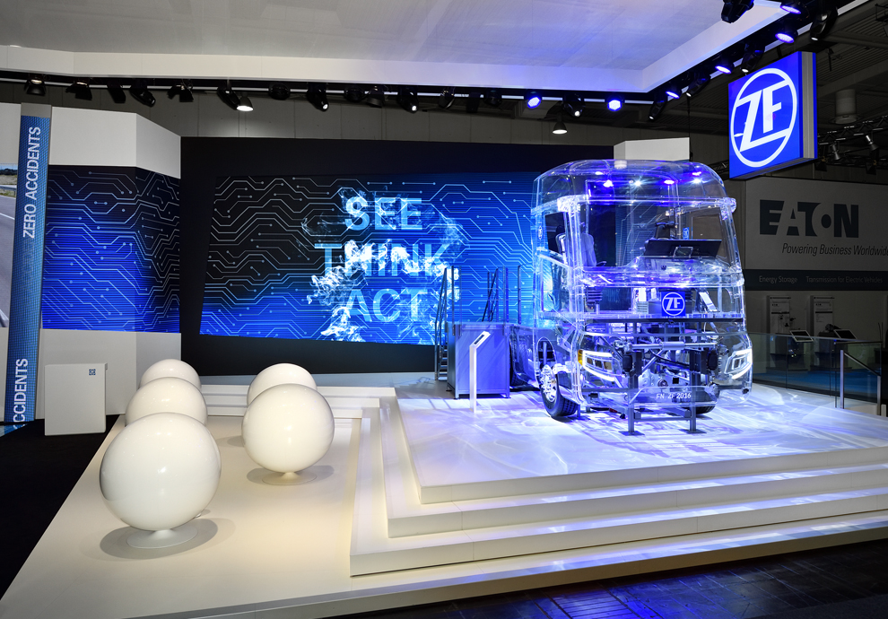 ZF auf der IAA mit dem Motto: SEE. THINK. ACT., KECK GmbH, Story ...