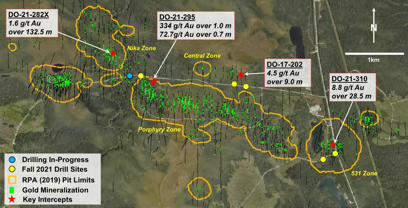 Maple Gold resumes drilling at Douay with plans to drill up to 20,000 metres across the company ...