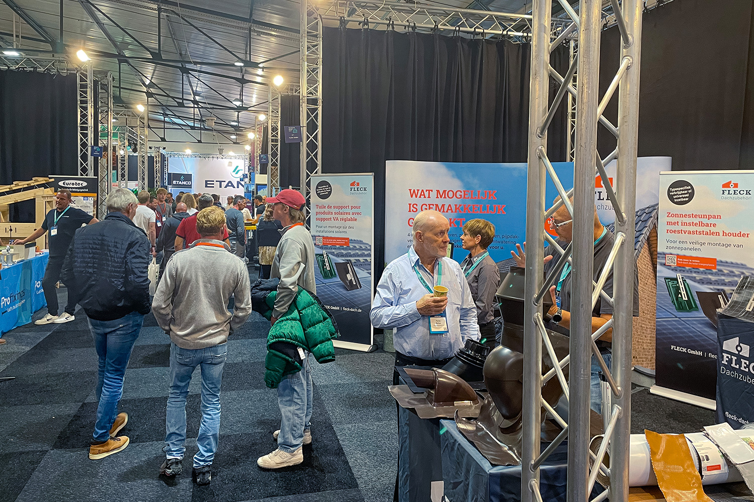 FLECK erstmals als Aussteller beim Belgian Roof Day in Brüssel, Fleck ...