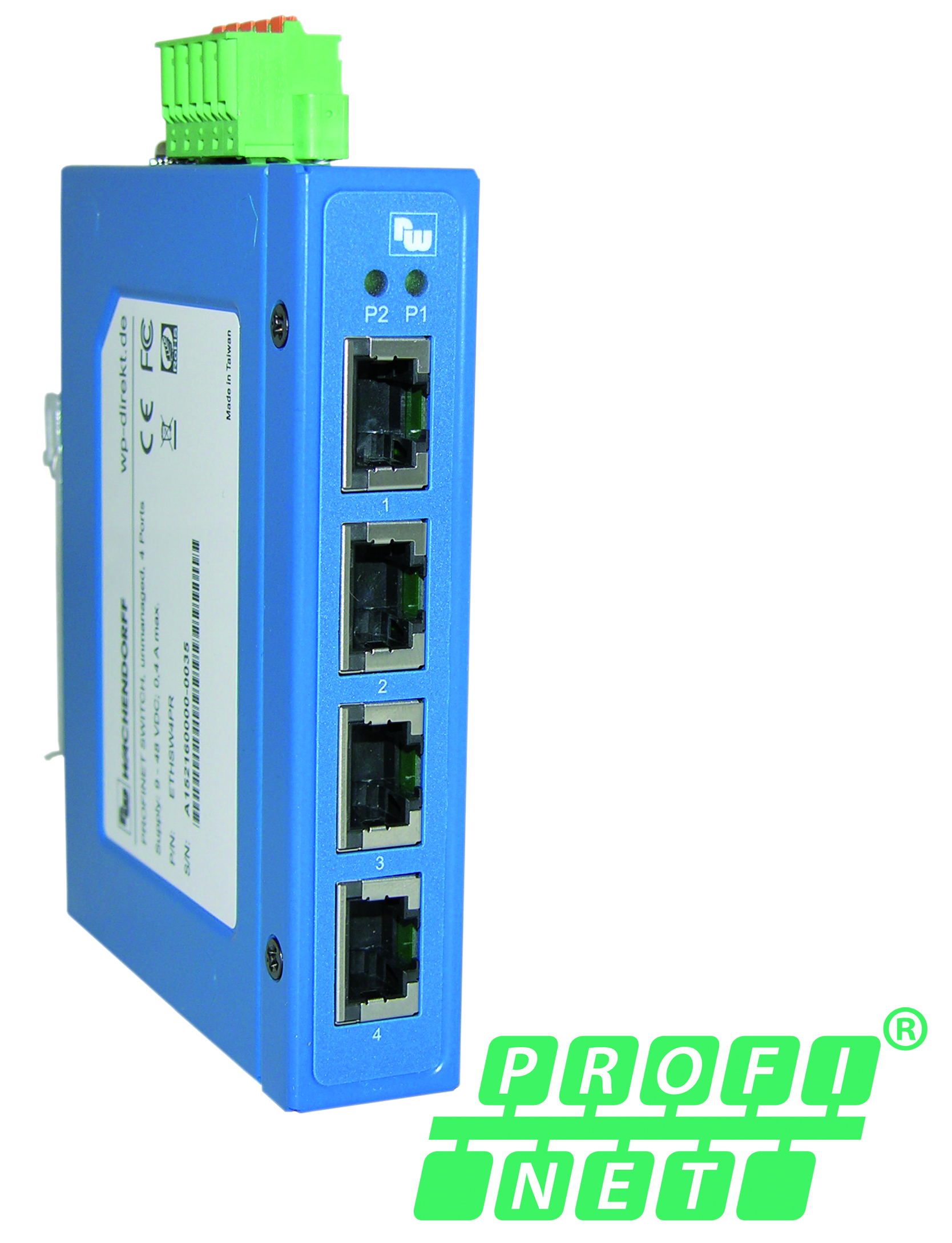 Wachendorff: Ethernet-Switch für PROFINET, Wachendorff Prozesstechnik ...
