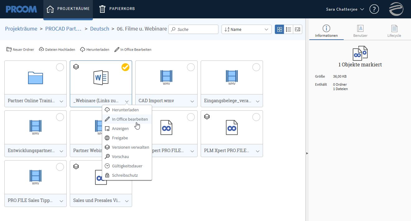 Neue Version 3.1. der Dokumentenaustausch-Plattform PROOM, PROCAD GmbH ...