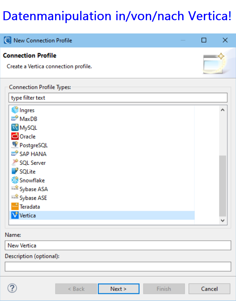 Vertica Datenbank Schnellere Datenintegration und Datenmigration von VLDB mit Datenschutz für ...